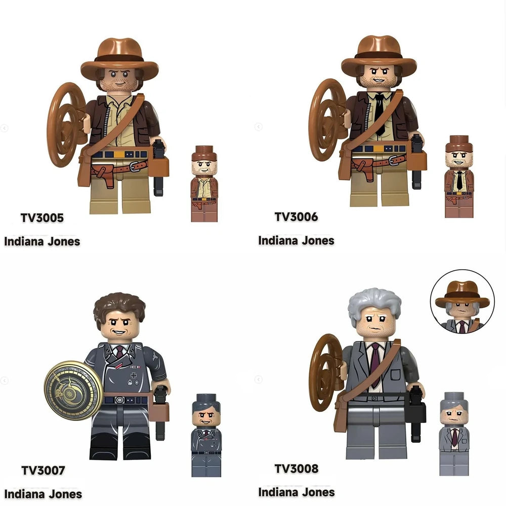 Indiana Jones Indiana Jones Minifigure Lego-Compatible – kongbricks