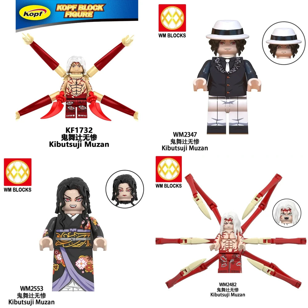 Muzan Kibutsuji Manga Minifigure Lego-Compatible – kongbricks