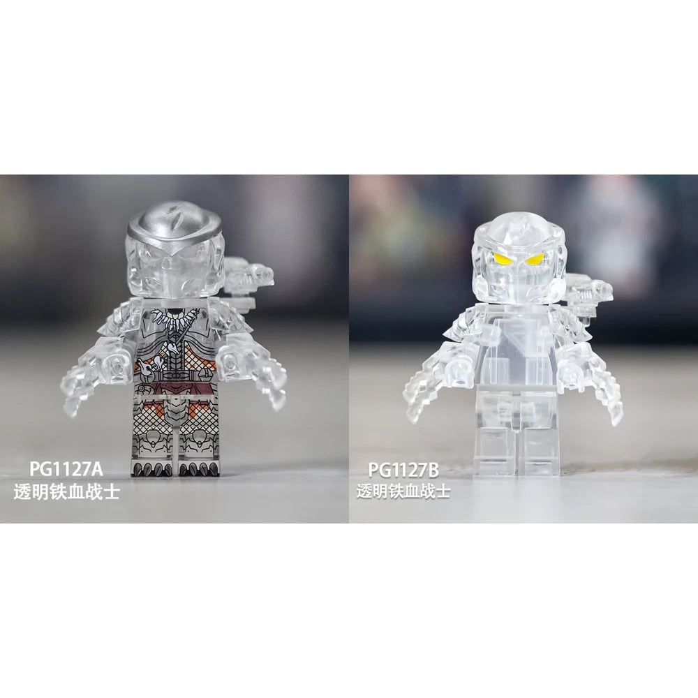 Predator Transparent Minifigures Collection Minifigure Lego-Compatible ...