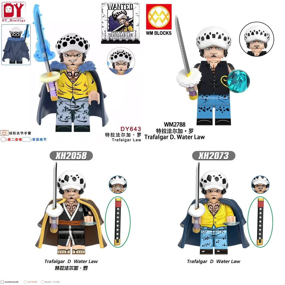 Trafalgar Law One Piece Minifigure Fit Lego – kongbricks