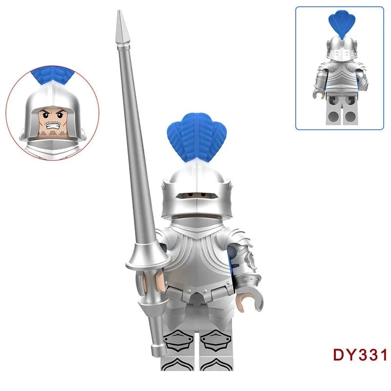 Goth Knight Historical Minifigure Compatible with Lego – kongbricks